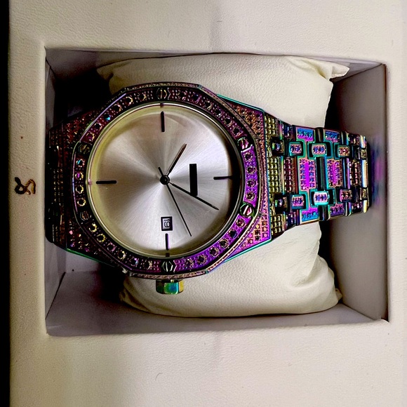 Jewelry | Multi Colored Bling Watch Originally For 5750 Now 30000 Obo ...